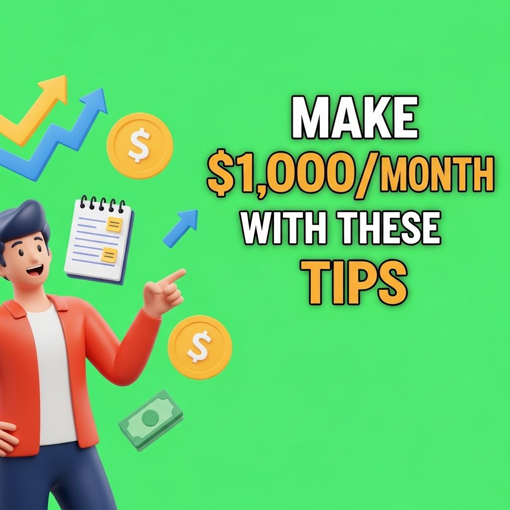 Make $1,000 a Month With These Simple Tips - Graphic Eagle