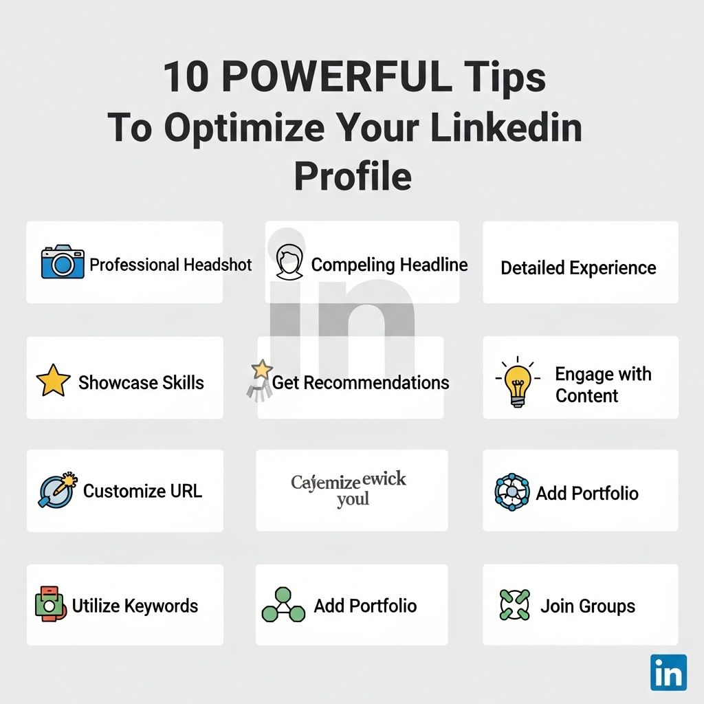 10 Powerful Tips to Optimize Your LinkedIn Profile - Graphic Eagle