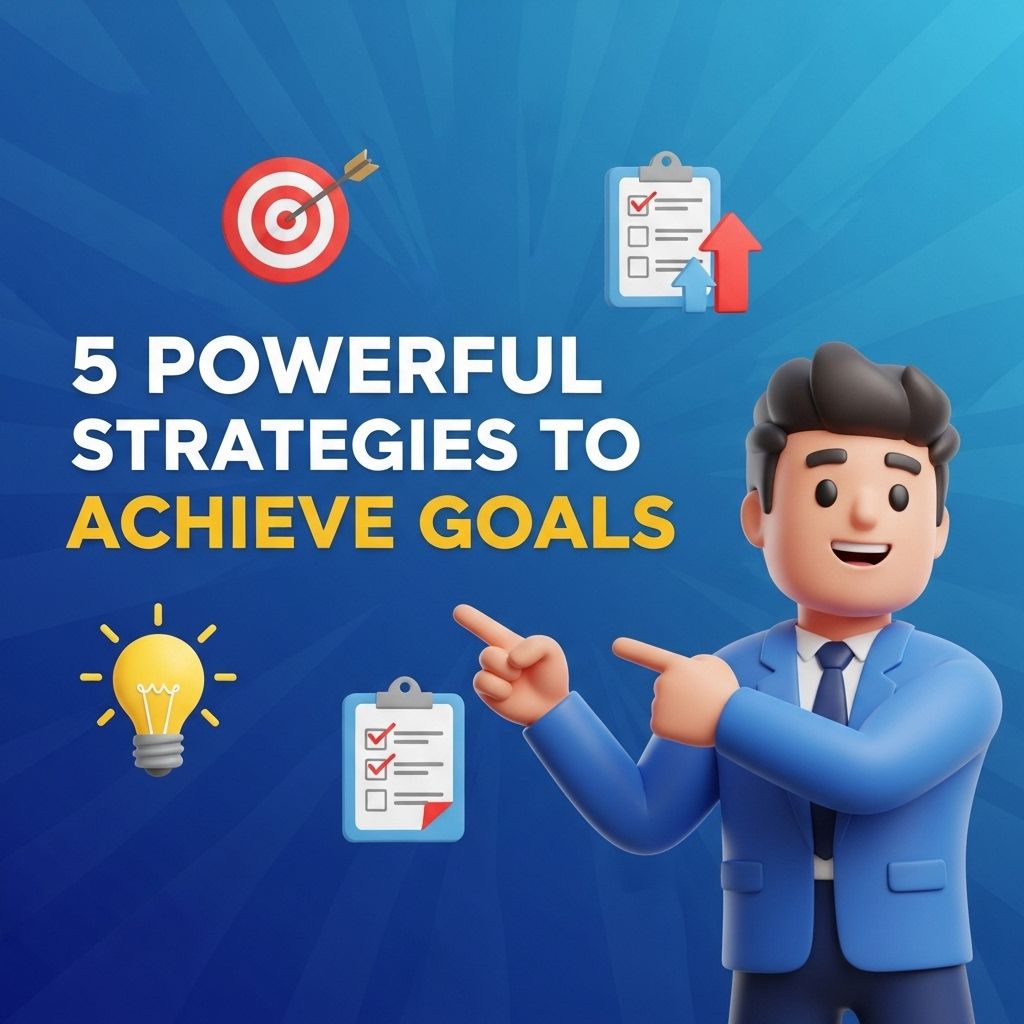 5 Powerful Strategies to Achieve Your Goals - Graphic Eagle