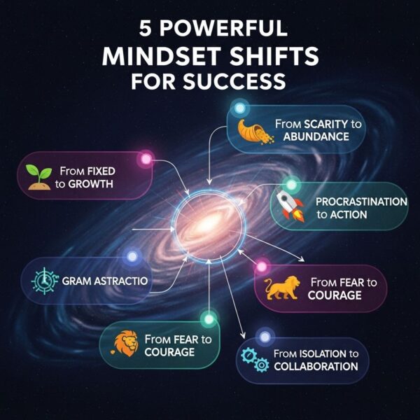 5 Powerful Mindset Shifts for Success - Graphic Eagle