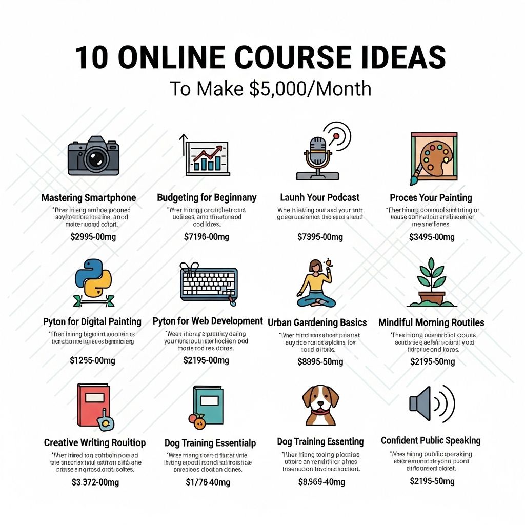 10 Profitable Online Course Ideas to Earn $5,000 Monthly - Graphic Eagle