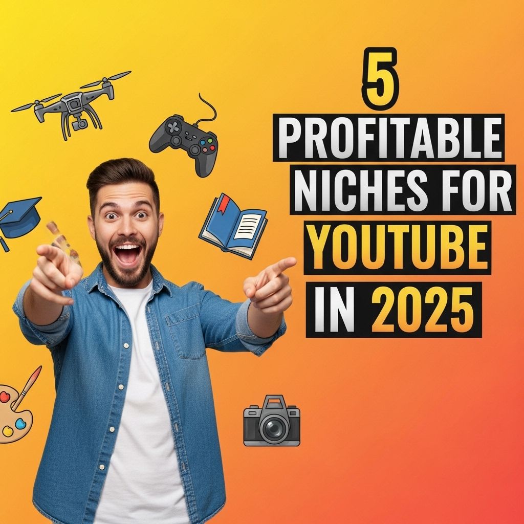 5 Profitable YouTube Niches to Explore in 2025 - Graphic Eagle