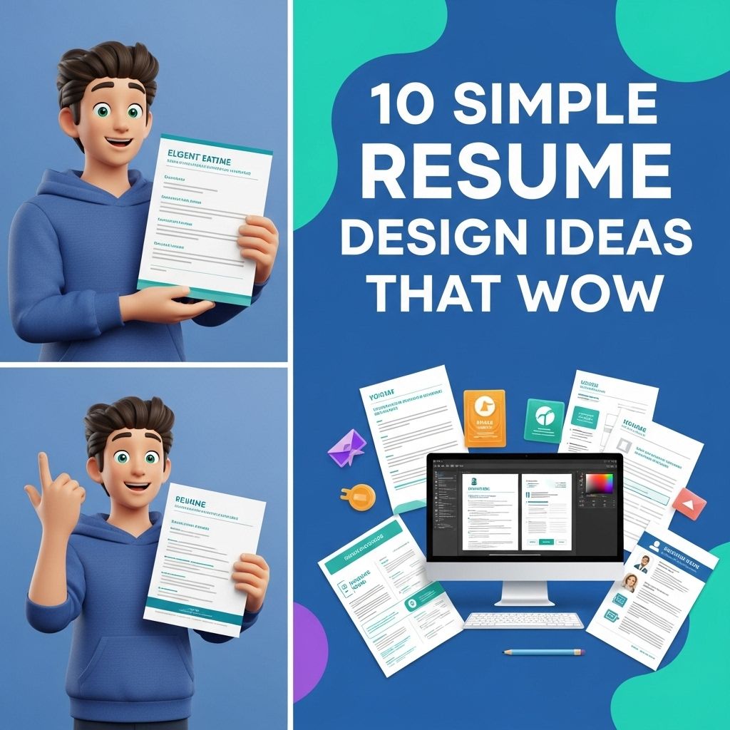 10 Simple Resume Design Ideas That WOW - Graphic Eagle
