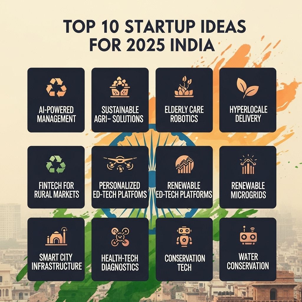 Top 10 Innovative Startup Ideas for 2025 in India - Graphic Eagle