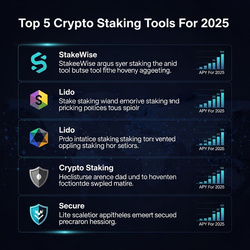 Top 5 Crypto Staking Tools for 2025 - Graphic Eagle