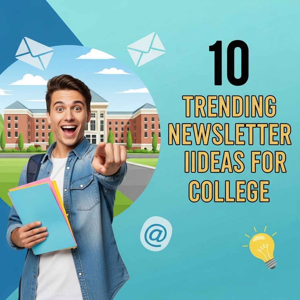 10 Trendy Newsletter Ideas for College Students - Graphic Eagle