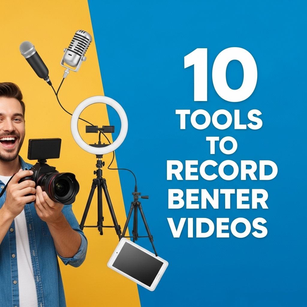 10 Essential Tools for Recording Better Videos - Graphic Eagle