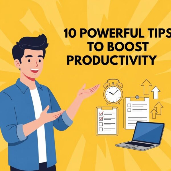 10 Powerful Tips to Boost Productivity - Graphic Eagle