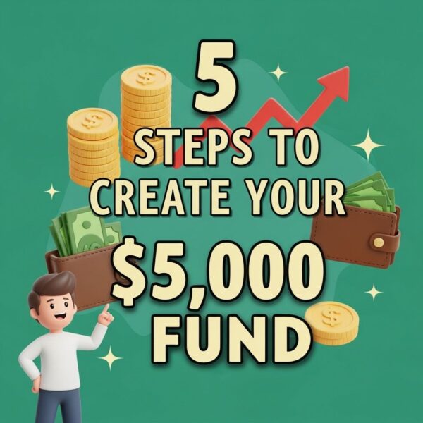 5 Steps to Build Your $5,000 Fund Quickly - Graphic Eagle