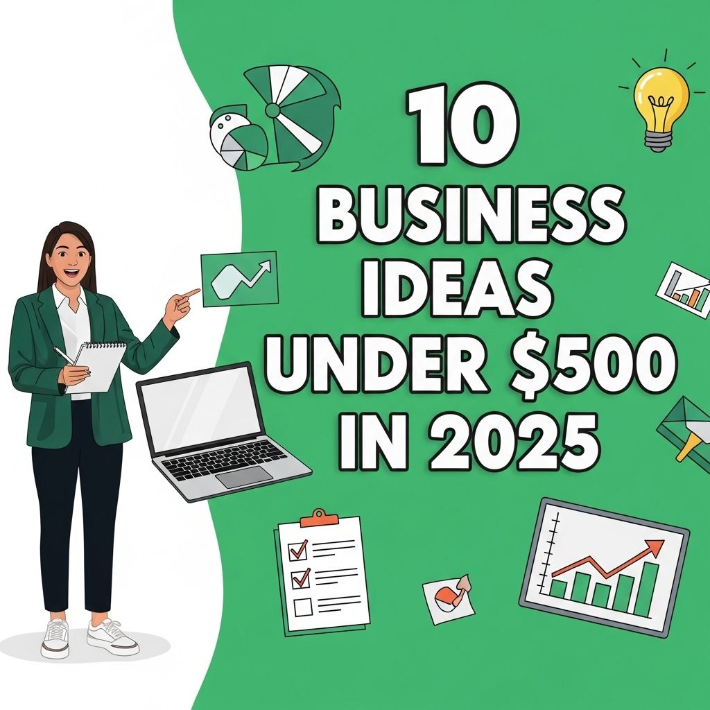10 Profitable Business Ideas Under $500 for 2025 - Graphic Eagle