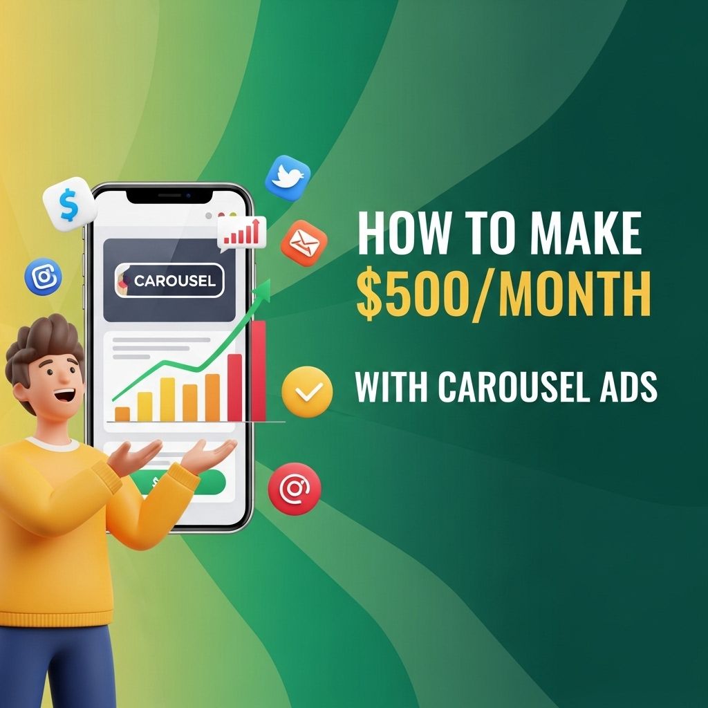 Make $500/Month with Carousel Ads - Graphic Eagle