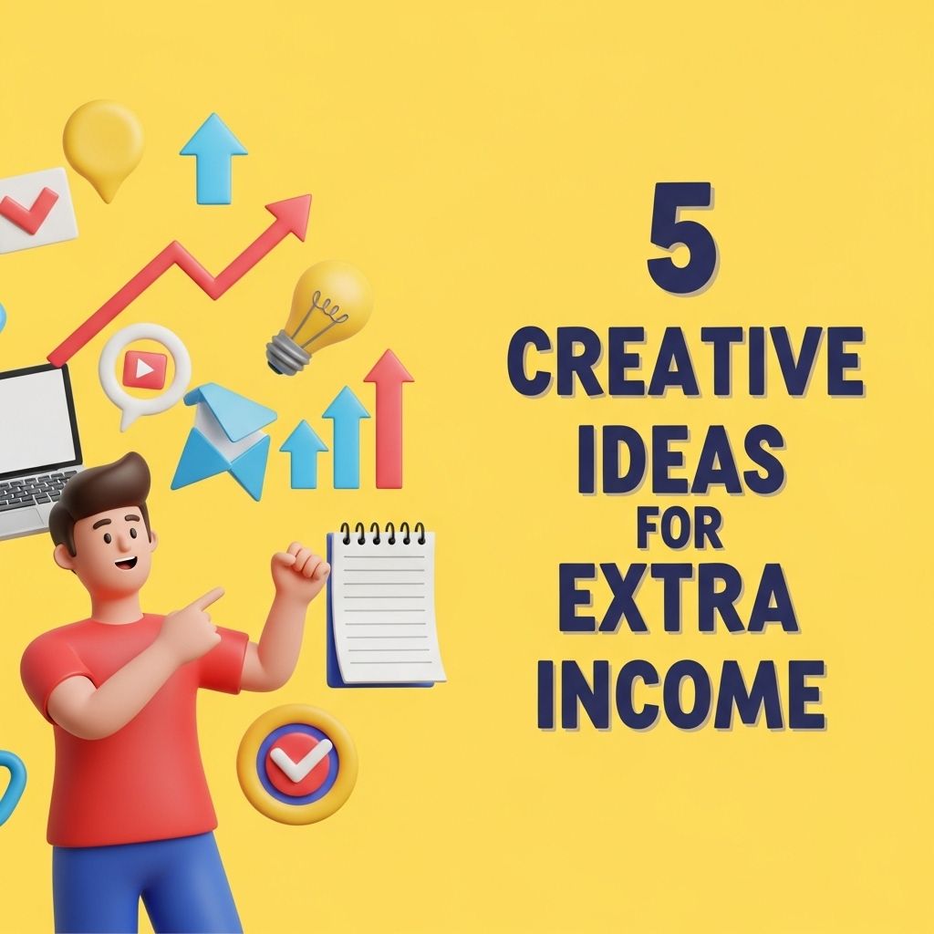 5 Creative Ideas for Extra Income in 2025 - Graphic Eagle