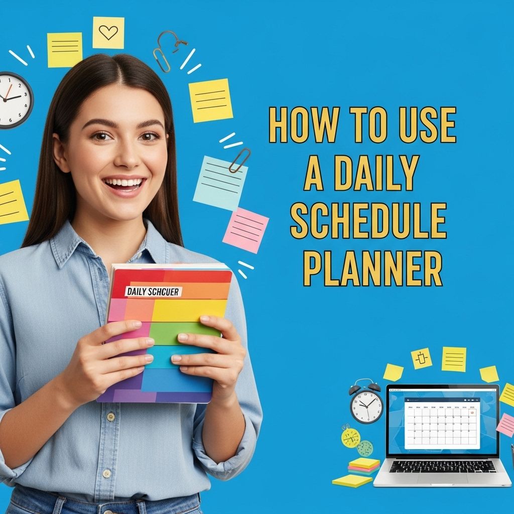 Master Your Time: How to Use a Daily Schedule Planner - Graphic Eagle