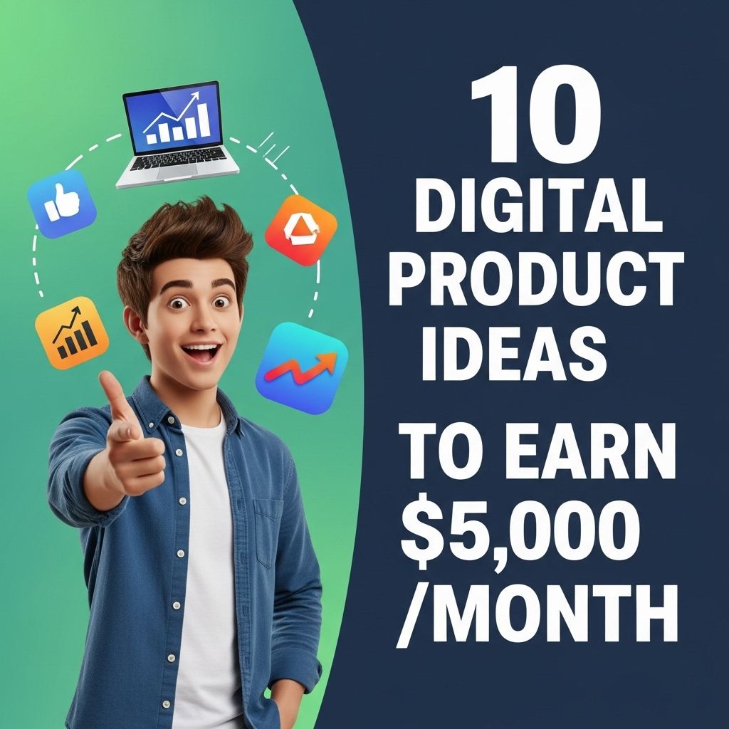10 Digital Product Ideas to Earn $5,000/Month - Graphic Eagle