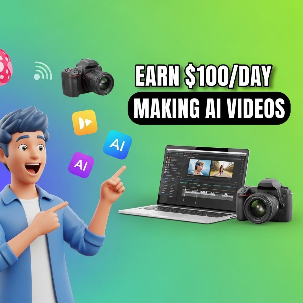 Earn $100/Day Creating AI Videos - Graphic Eagle