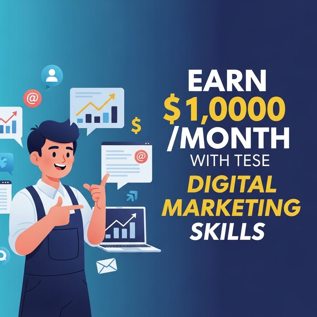Earn $1,000/Month with Digital Marketing Skills - Graphic Eagle