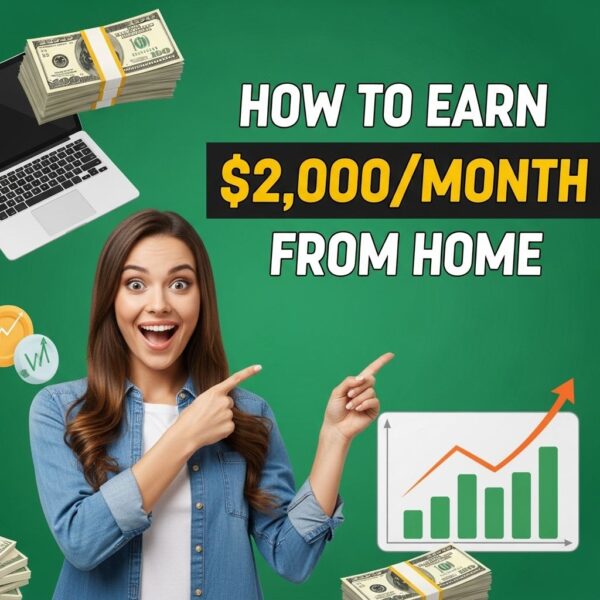 Earn $2,000/Month from Home: Proven Strategies - Graphic Eagle