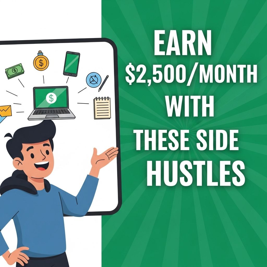 Earn $2,500 a Month with These Top Side Hustles - Graphic Eagle