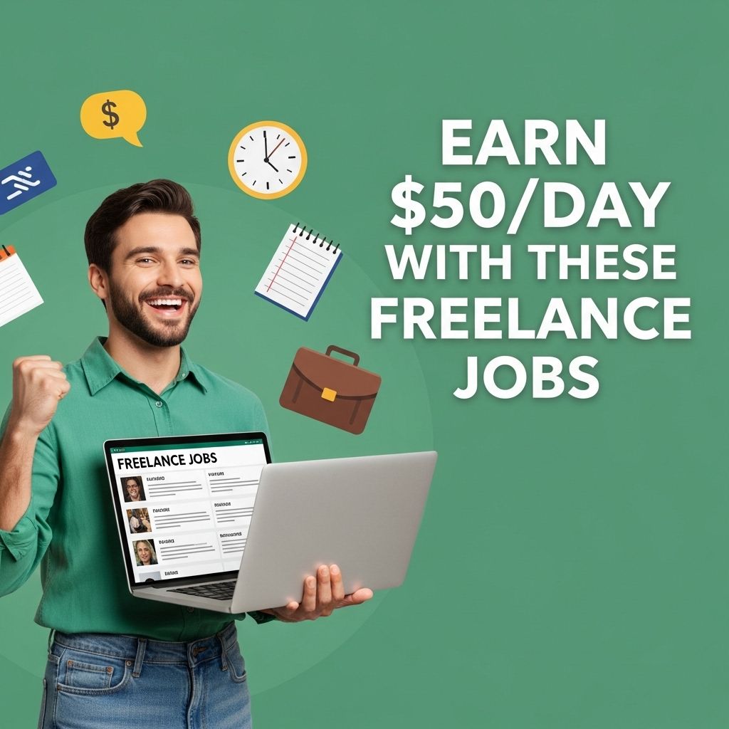 Earn $50/Day with These Top Freelance Jobs - Graphic Eagle