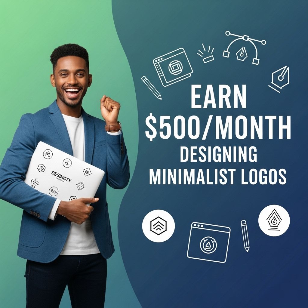 Earn $500/Month Designing Minimalist Logos - Graphic Eagle