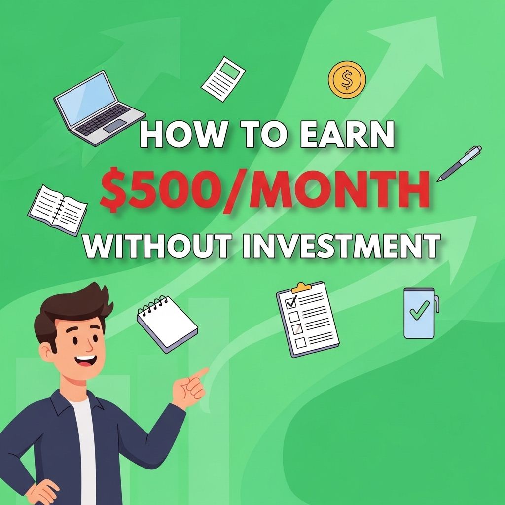 Earn $500 a Month Without Investment: Top Strategies - Graphic Eagle