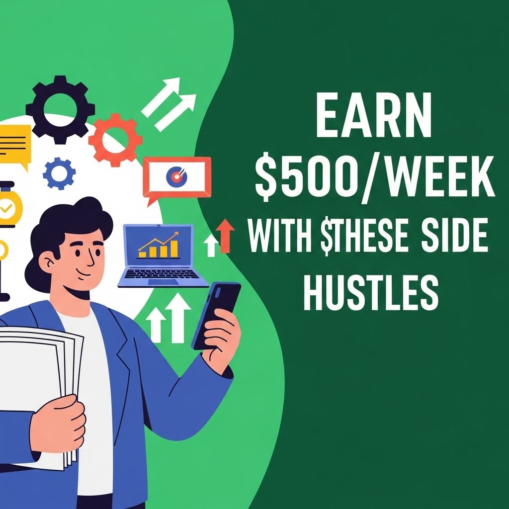Earn $500 a Week with These Proven Side Hustles - Graphic Eagle