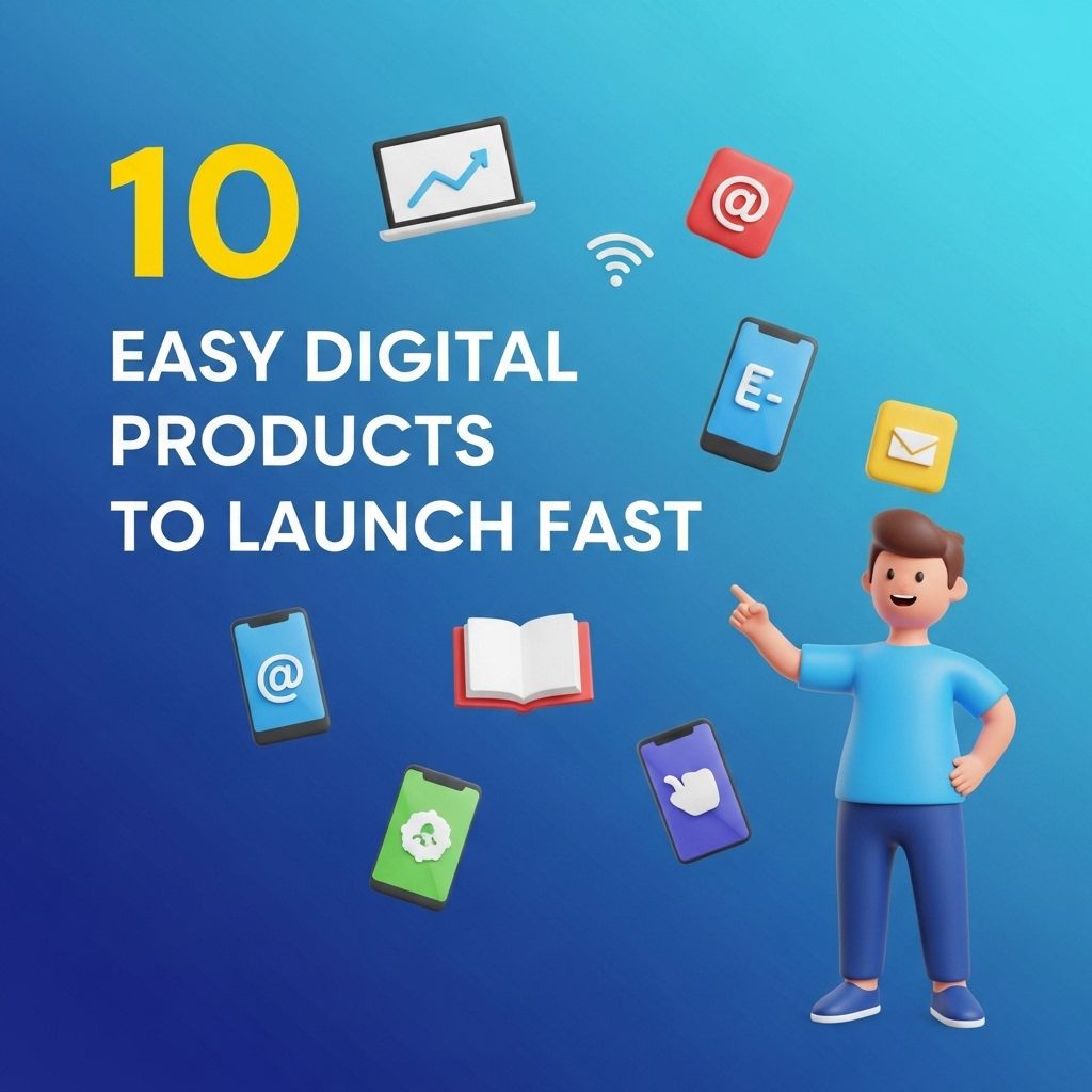 10 Easy Digital Products to Launch Fast - Graphic Eagle