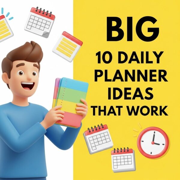 10 Effective Daily Planner Ideas You Need to Try - Graphic Eagle
