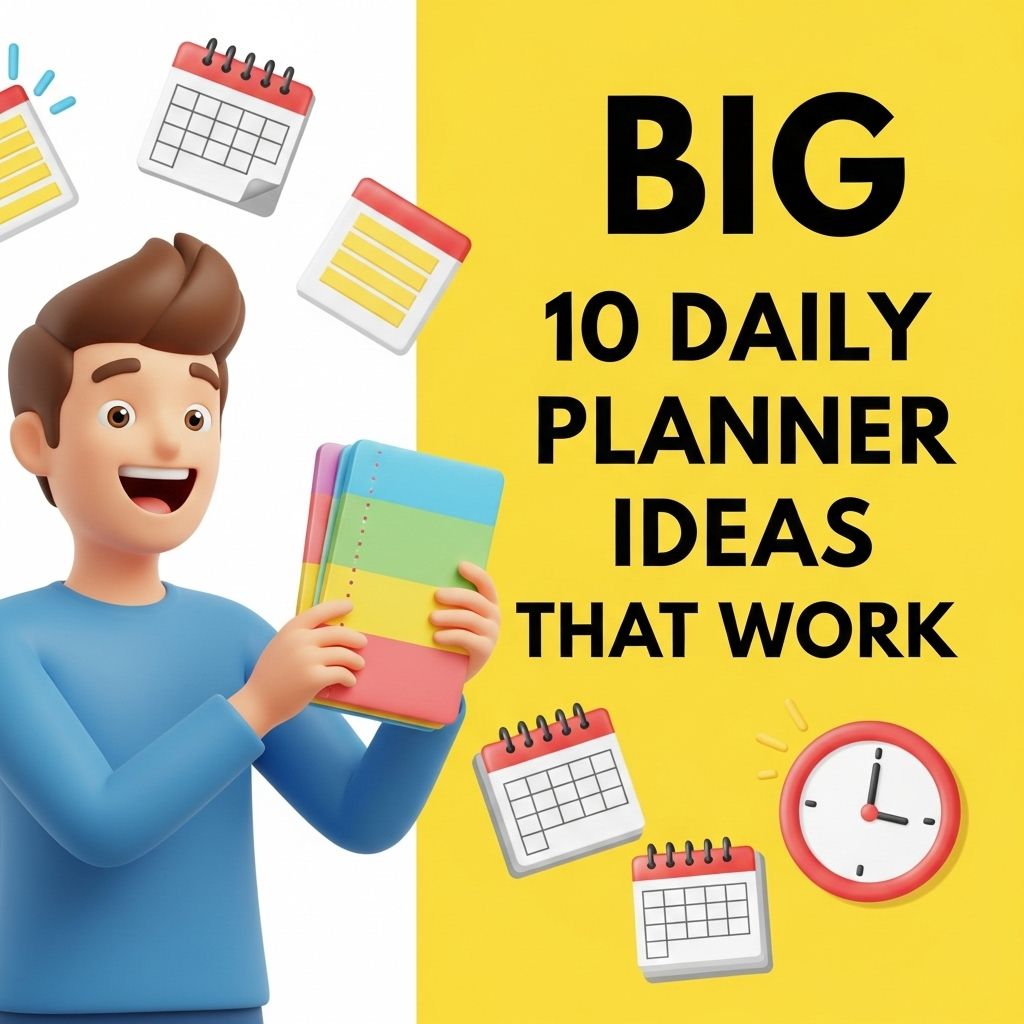 10 Effective Daily Planner Ideas You Need to Try - Graphic Eagle