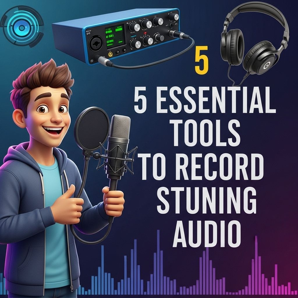 5 Essential Tools to Record Stunning Audio - Graphic Eagle