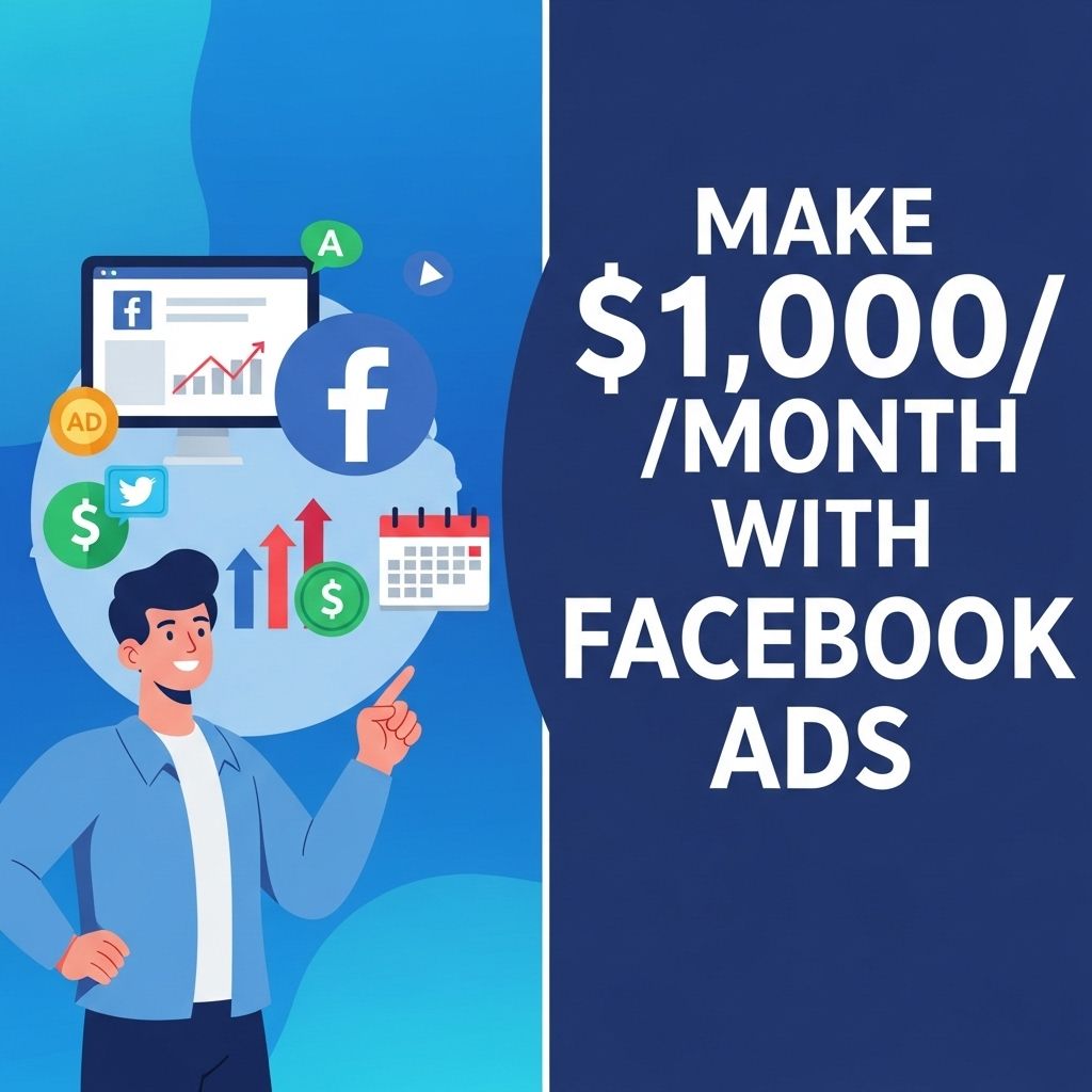 Make $1,000/Month with Facebook Ads - Graphic Eagle