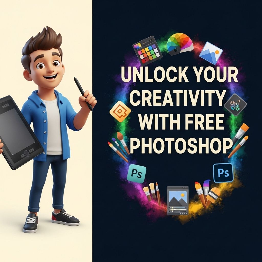 Unlock Your Creativity with Free Photoshop Resources - Graphic Eagle