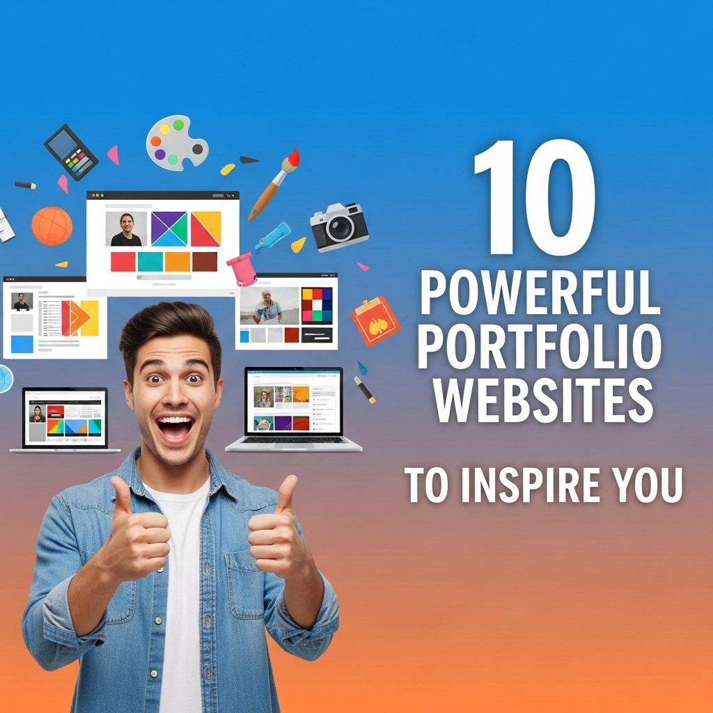 10 Inspiring Portfolio Websites You Must See - Graphic Eagle