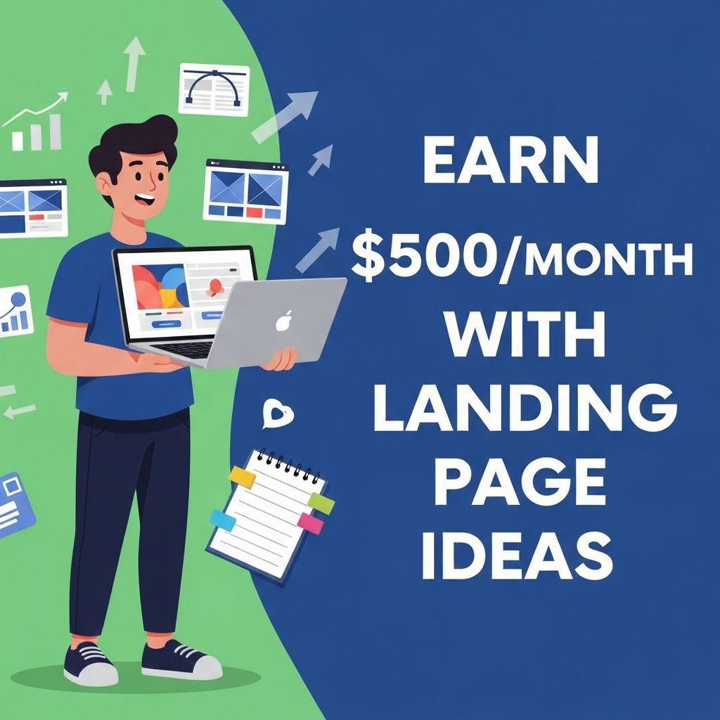 Unlock $500/Month: Top Landing Page Ideas - Graphic Eagle