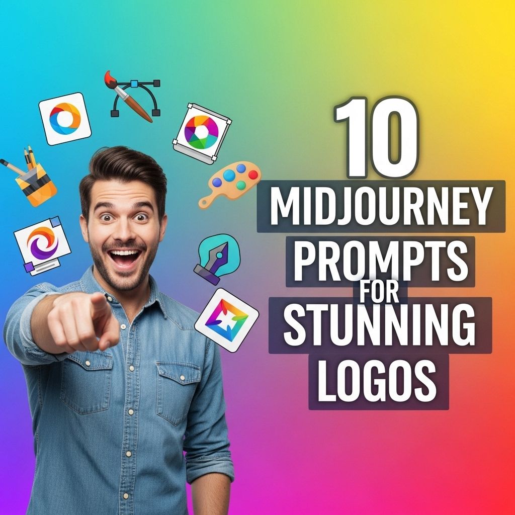 10 Creative Midjourney Prompts for Stunning Logos - Graphic Eagle