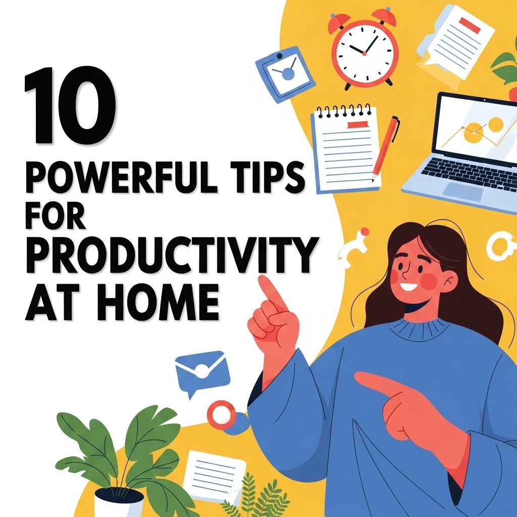 10 Powerful Tips for Home Productivity - Graphic Eagle