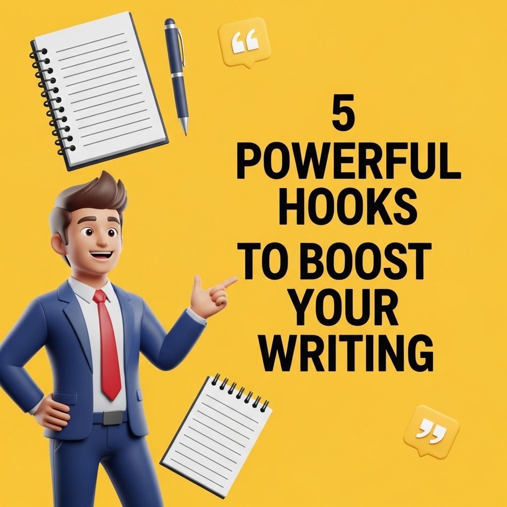5 Powerful Hooks to Boost Your Writing - Graphic Eagle