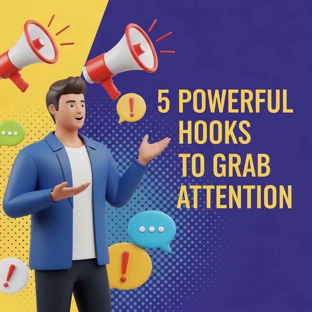 5 Powerful Hooks to Grab Attention - Graphic Eagle
