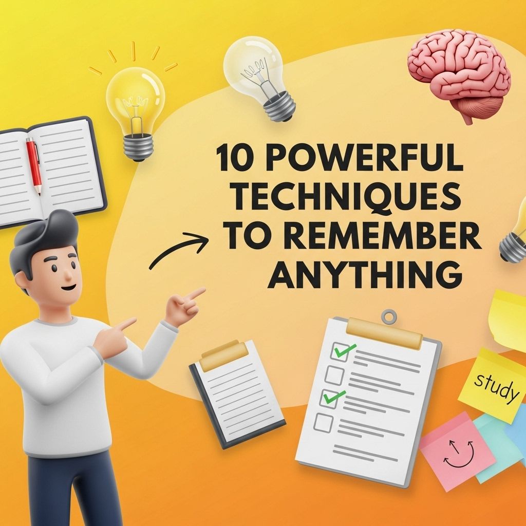 10 Powerful Techniques to Remember Anything - Graphic Eagle