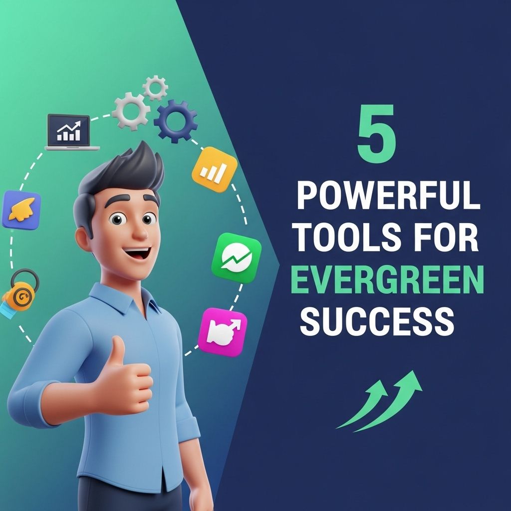 5 Powerful Tools for Evergreen Success - Graphic Eagle