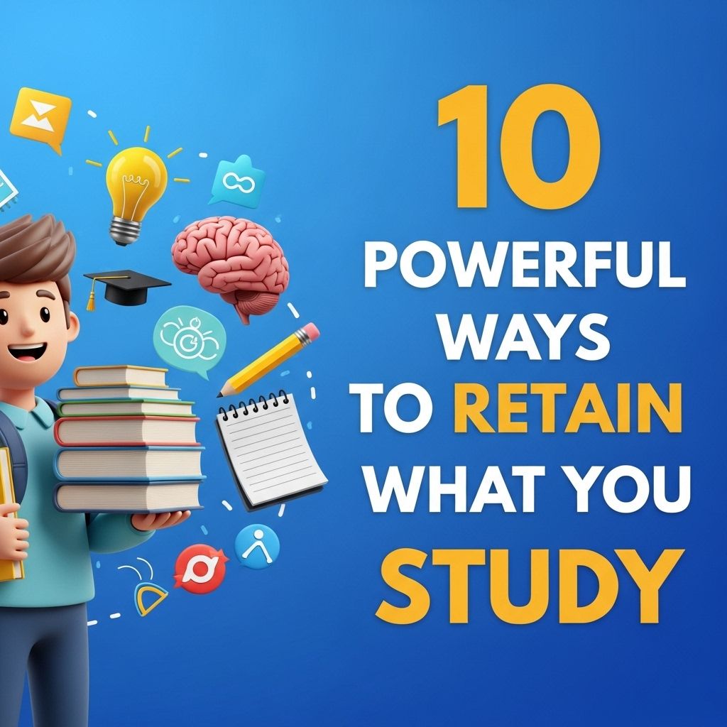 10 Powerful Ways to Retain What You Study - Graphic Eagle