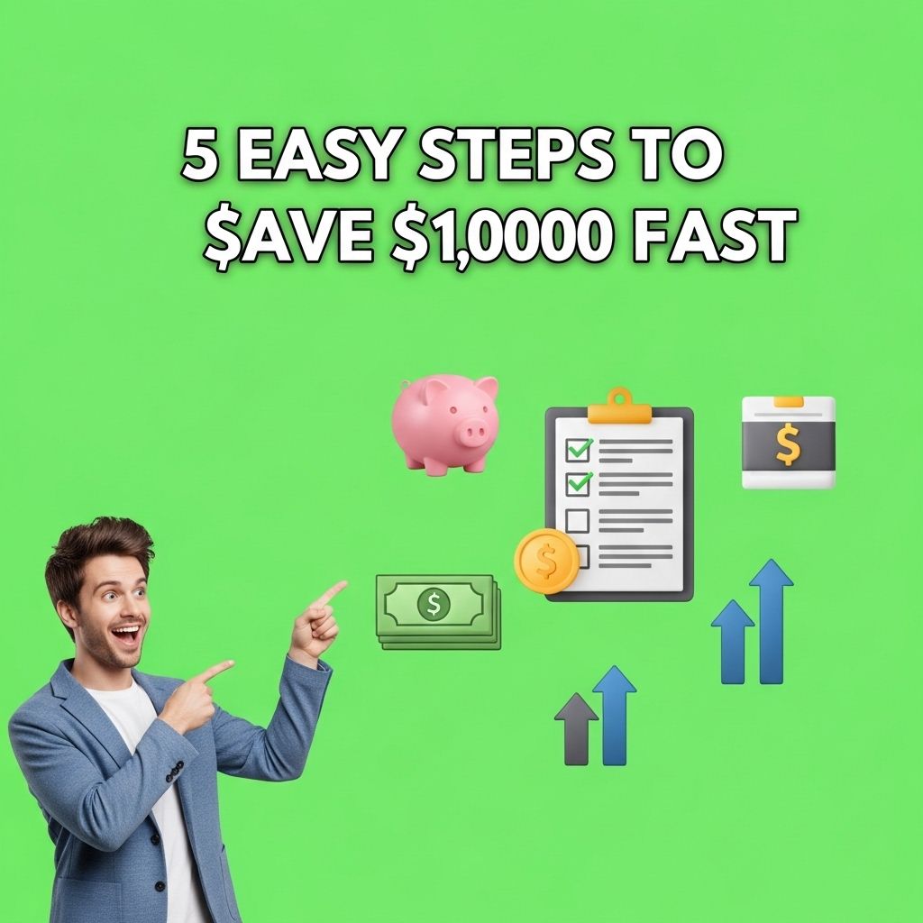 5 Easy Steps to Save $1,000 Fast - Graphic Eagle