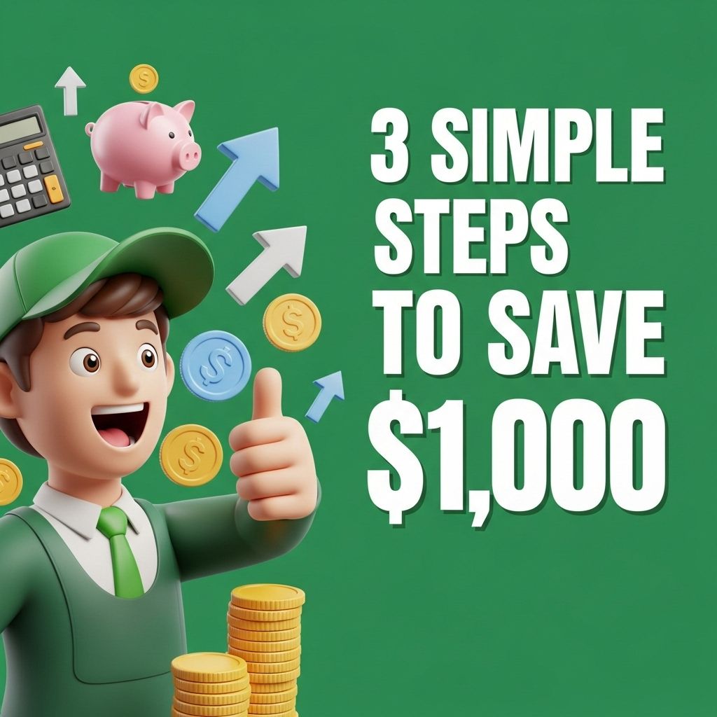 3 Simple Steps To Save $1,000 Fast - Graphic Eagle