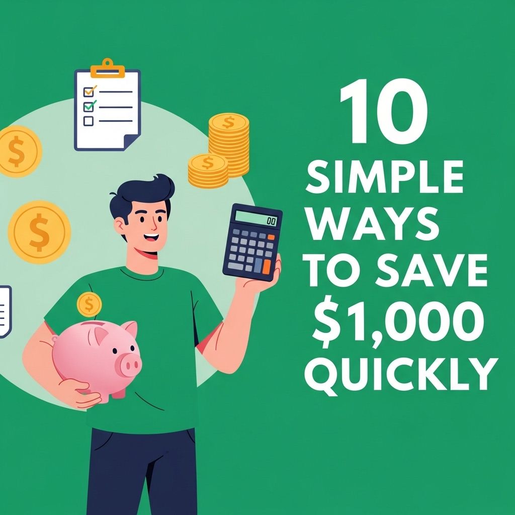 10 Simple Ways to Save $1,000 Quickly - Graphic Eagle