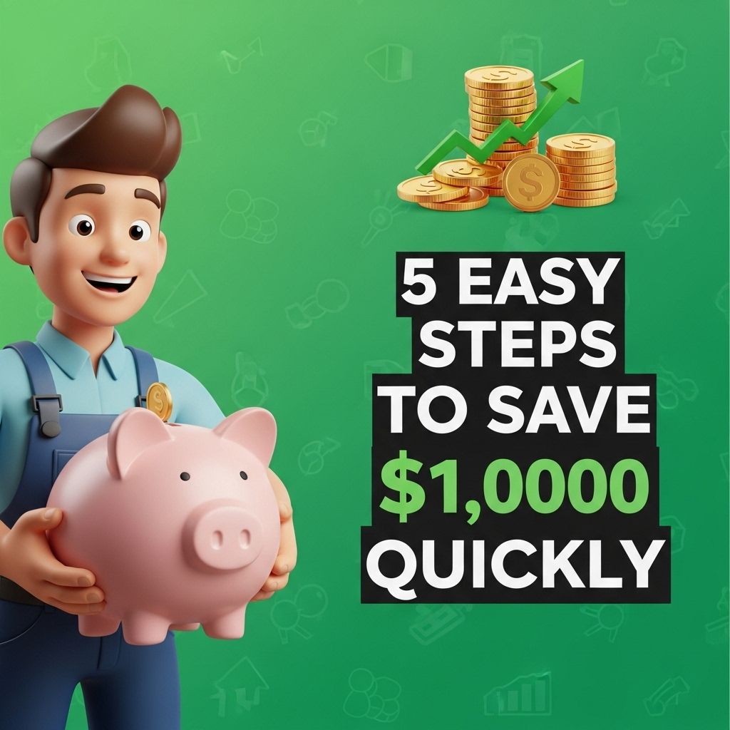 5 Easy Steps to Save $1,000 Quickly - Graphic Eagle