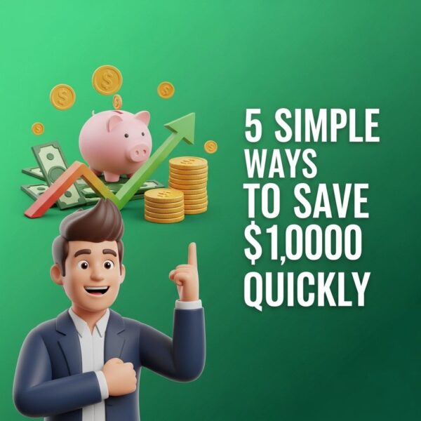5 Simple Ways to Save $1,000 Quickly - Graphic Eagle