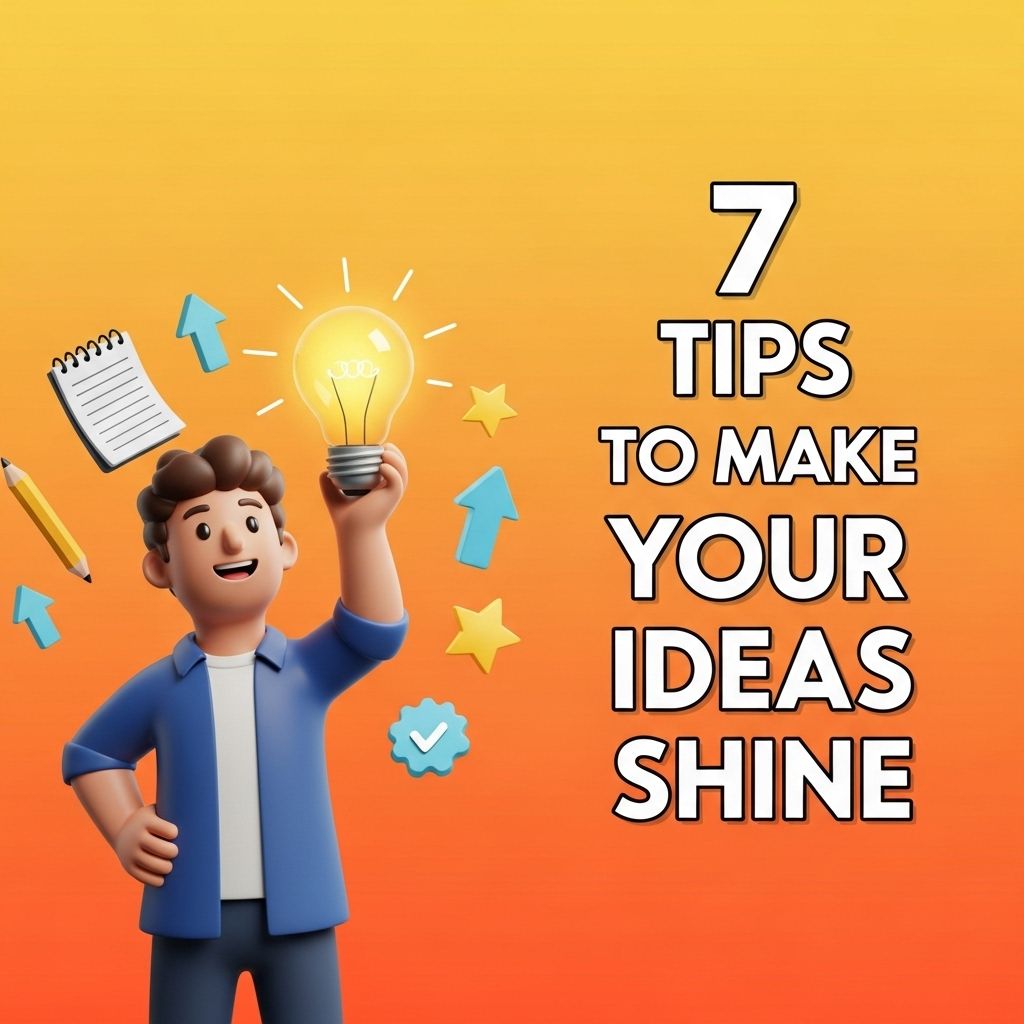 7 Tips to Make Your Ideas Shine - Graphic Eagle