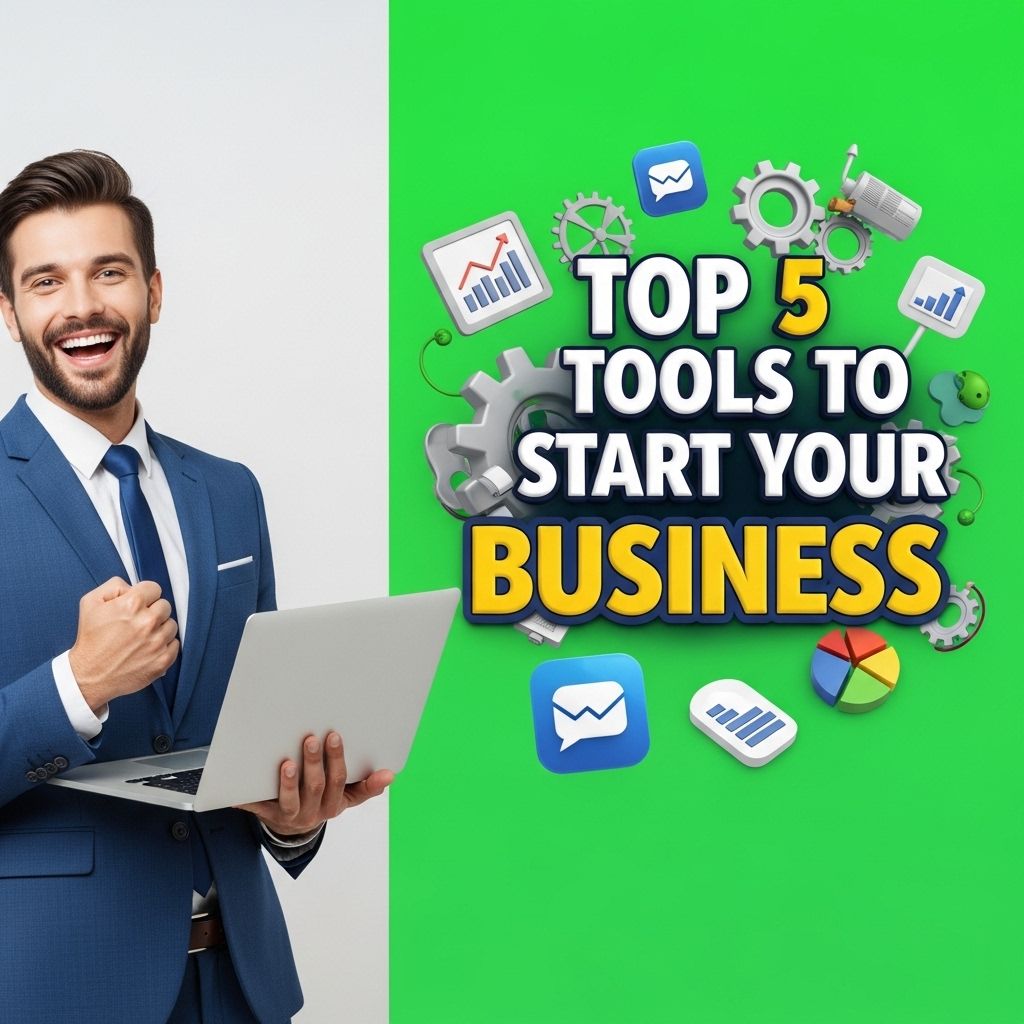 Top 5 Essential Tools to Start Your Business - Graphic Eagle