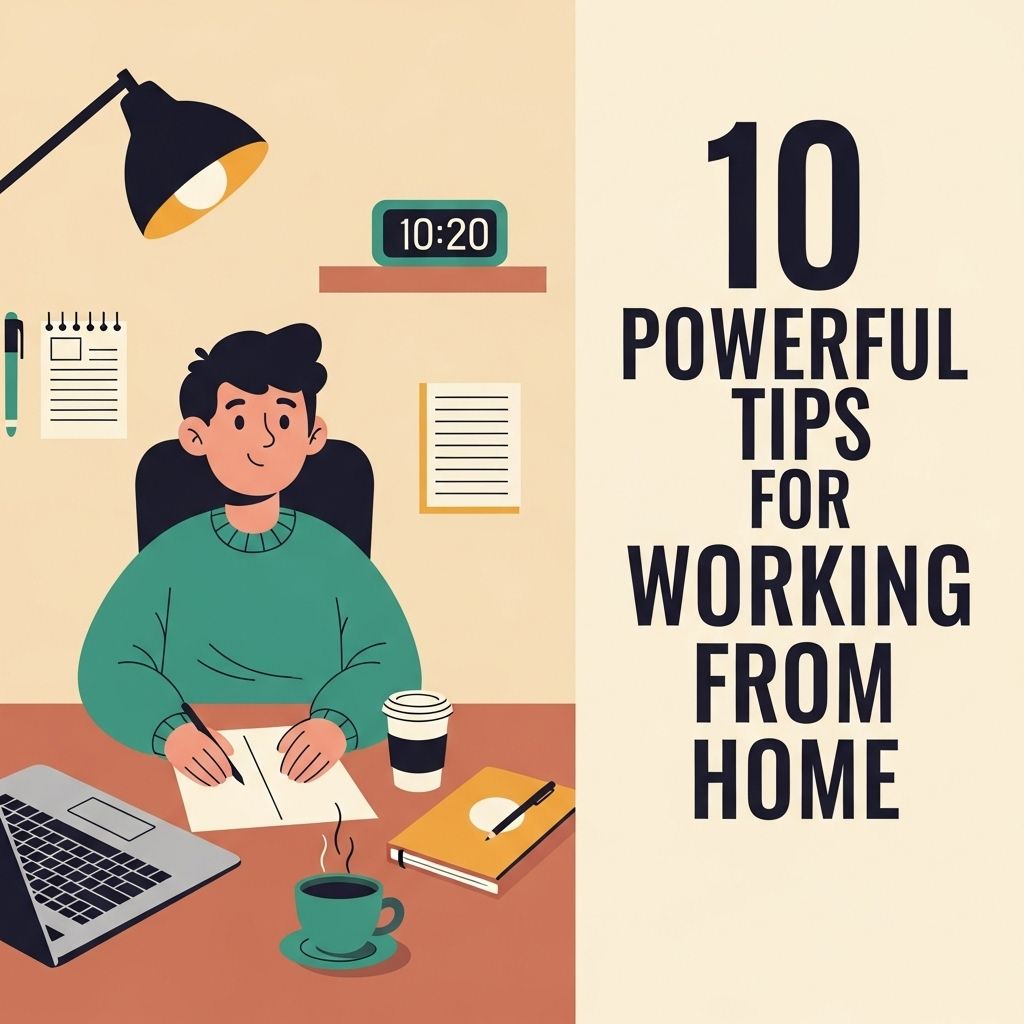 10 Powerful Tips for Working from Home Effectively - Graphic Eagle